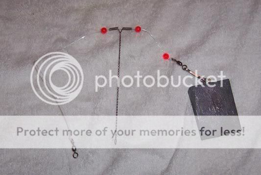 Picture of bar fishing rig setup | BC Fishing Reports