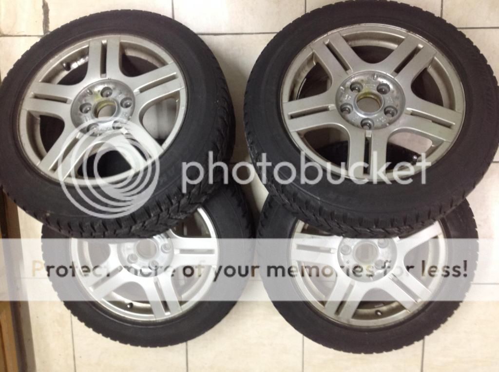 FS: Bridgestone Blizzak 16" on VW Montreal Rims | VW Vortex ...