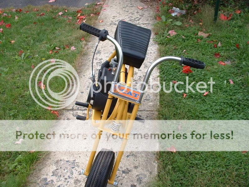 First ride, CAT 300x | OldMiniBikes.com