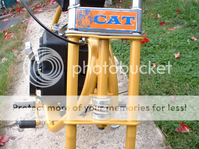 First ride, CAT 300x | OldMiniBikes.com