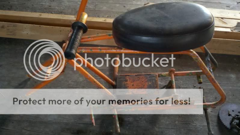 Manco Streaker frame and forks | OldMiniBikes.com