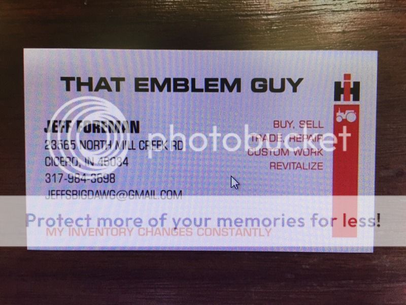 anyone heard from Jeff the emblem guy? - General Chat - Red Power ...