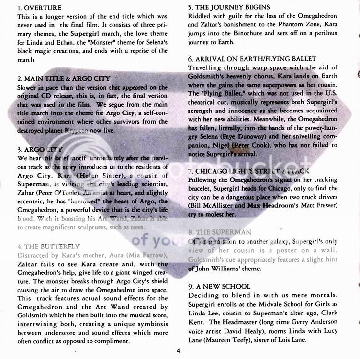 SUPERGIRL: The Silva Screen release – General Discussion – Film Score ...